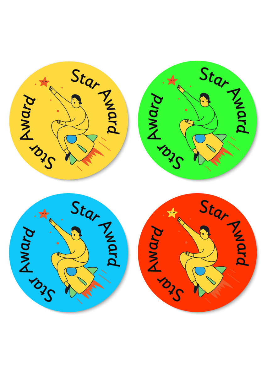 star award stickers – doodle education