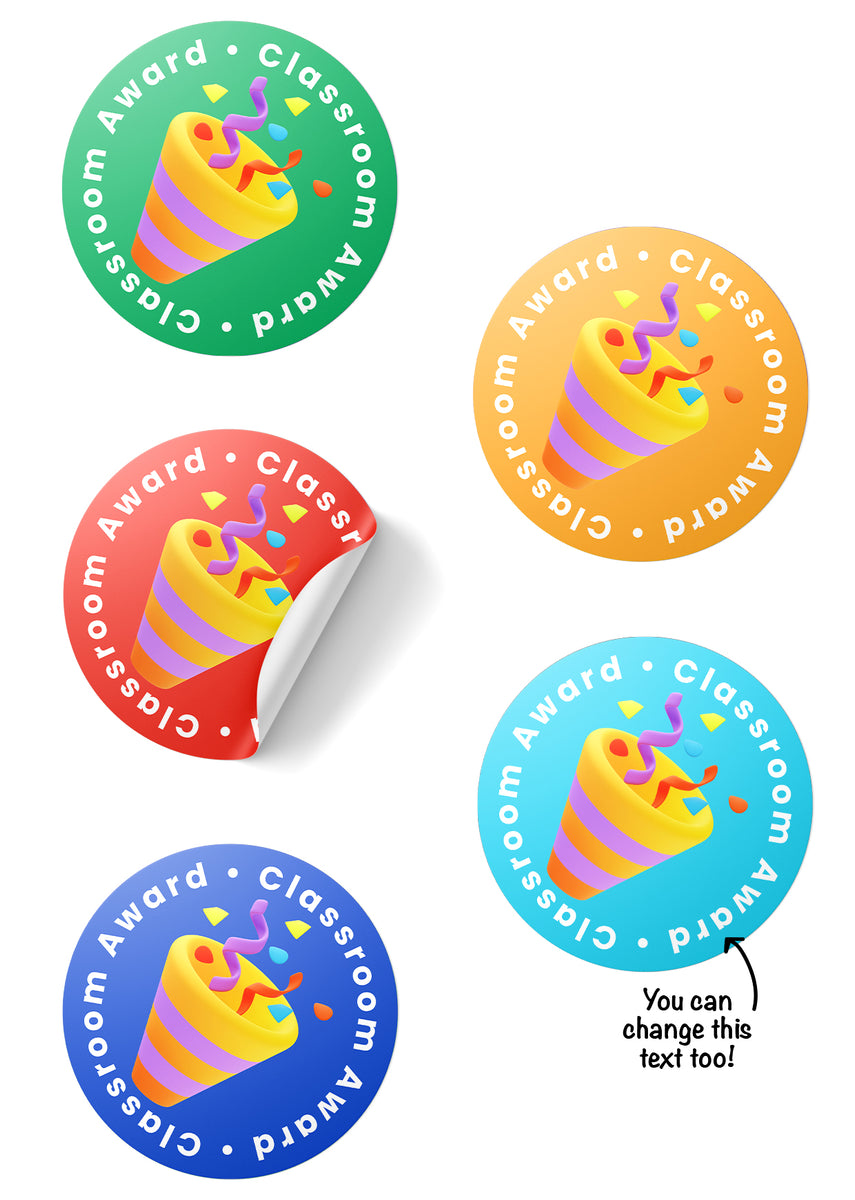 Classroom Award Stickers – doodle education