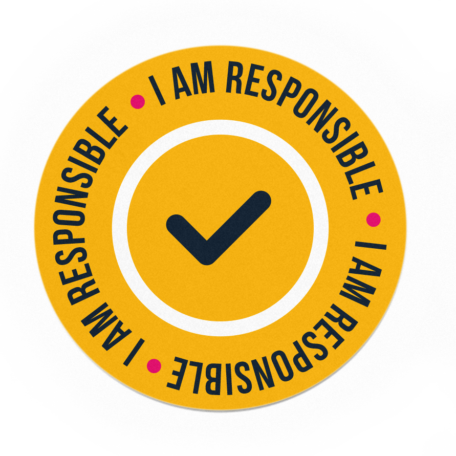 I am responsible stickers – doodle education
