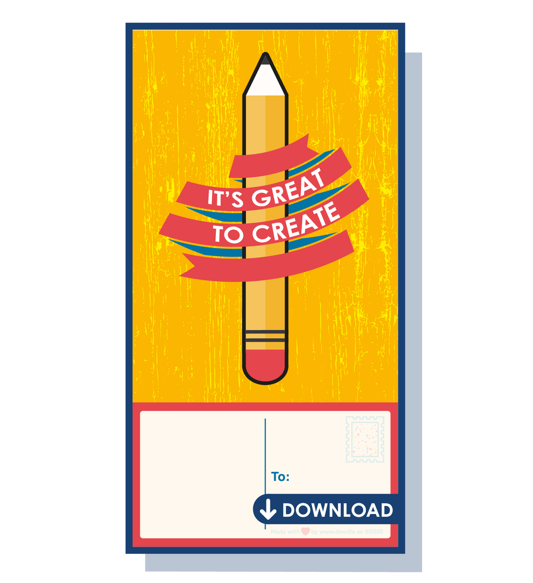 Great to create digital postcard – doodle education
