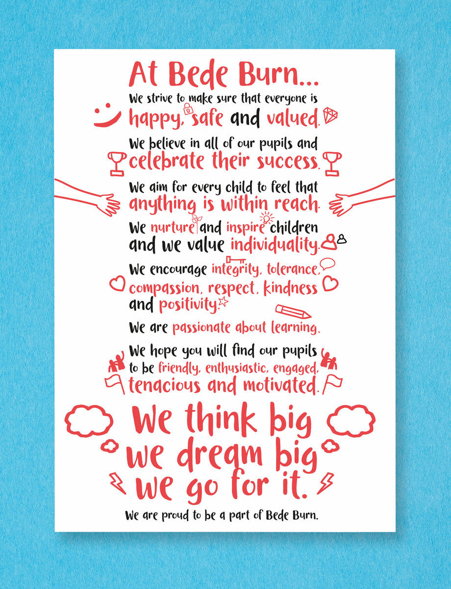 dream big poster – doodle education
