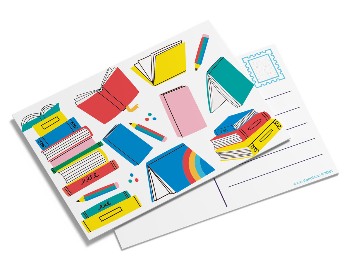 Literacy postcard – doodle education