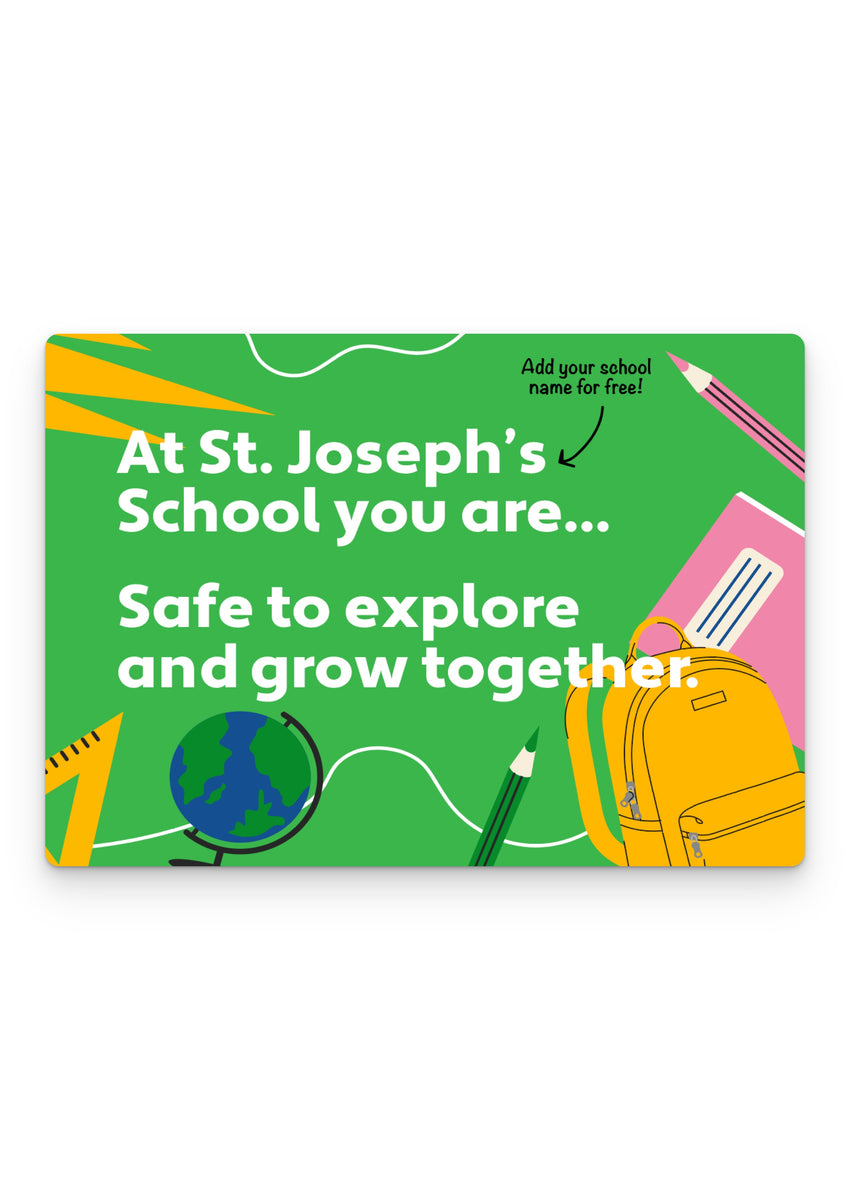 RRS Safe postcard – doodle education