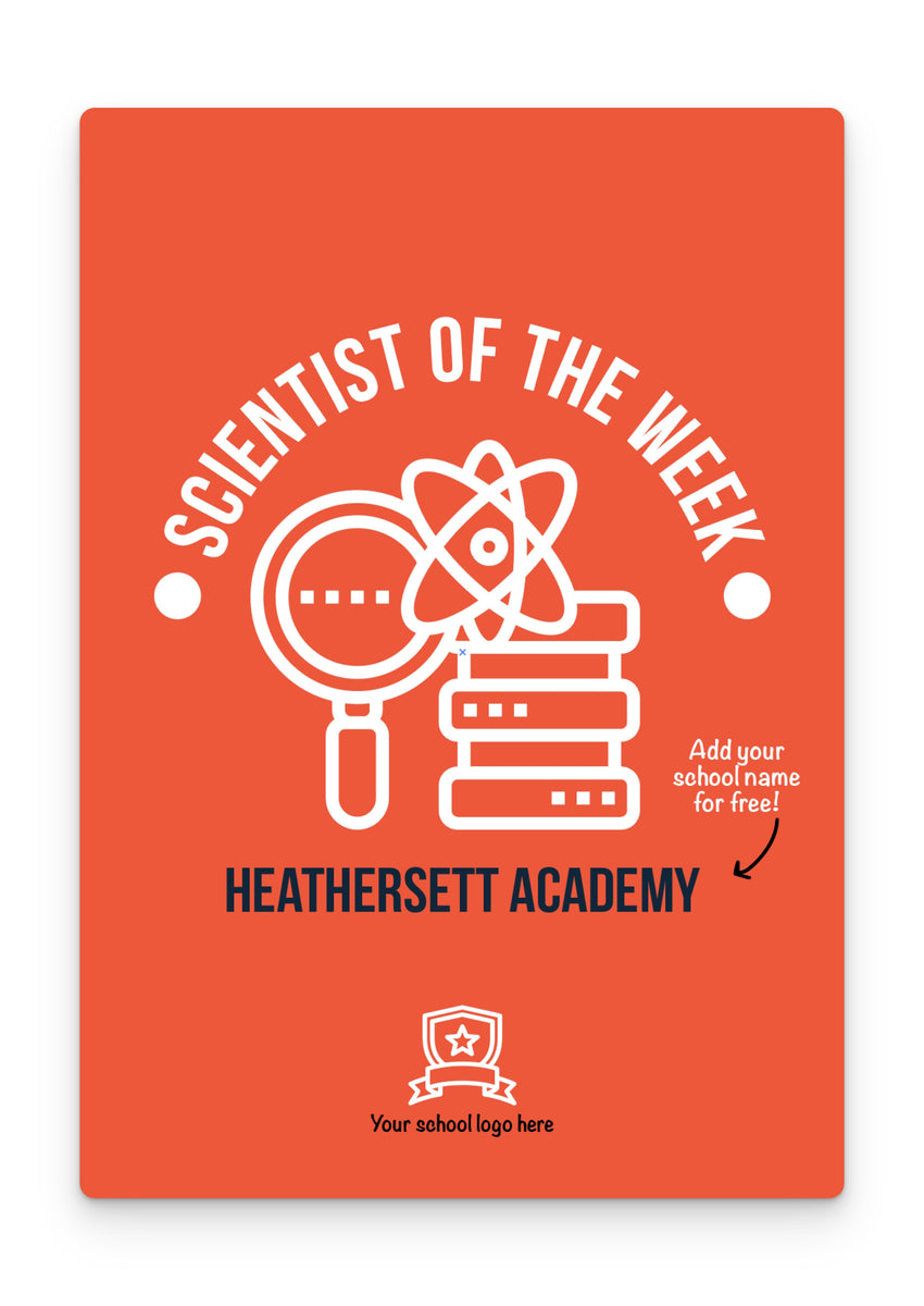 Scientist of the week postcard – doodle education