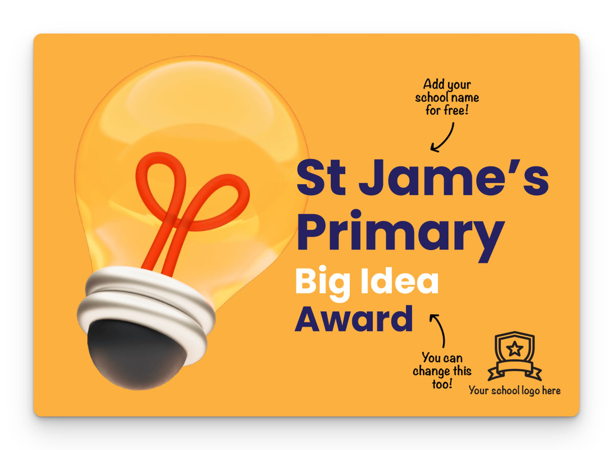 Big Idea award postcard – doodle education