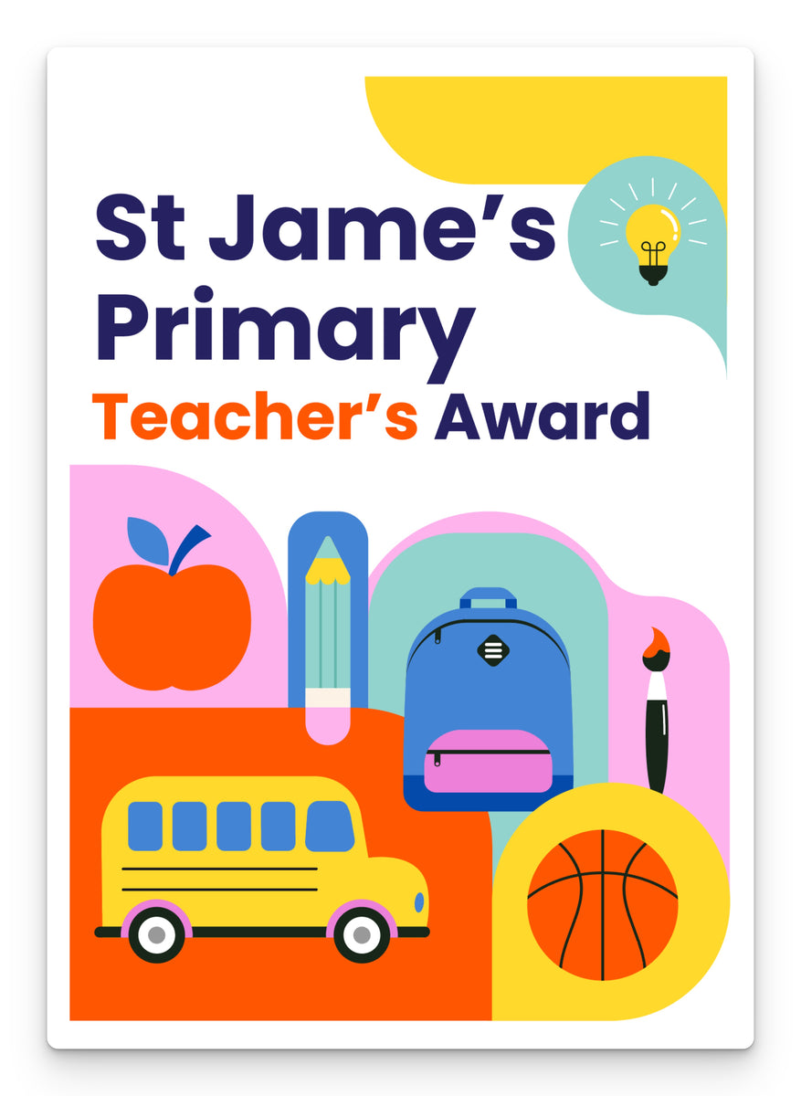 Teachers award postcard 2 – doodle education
