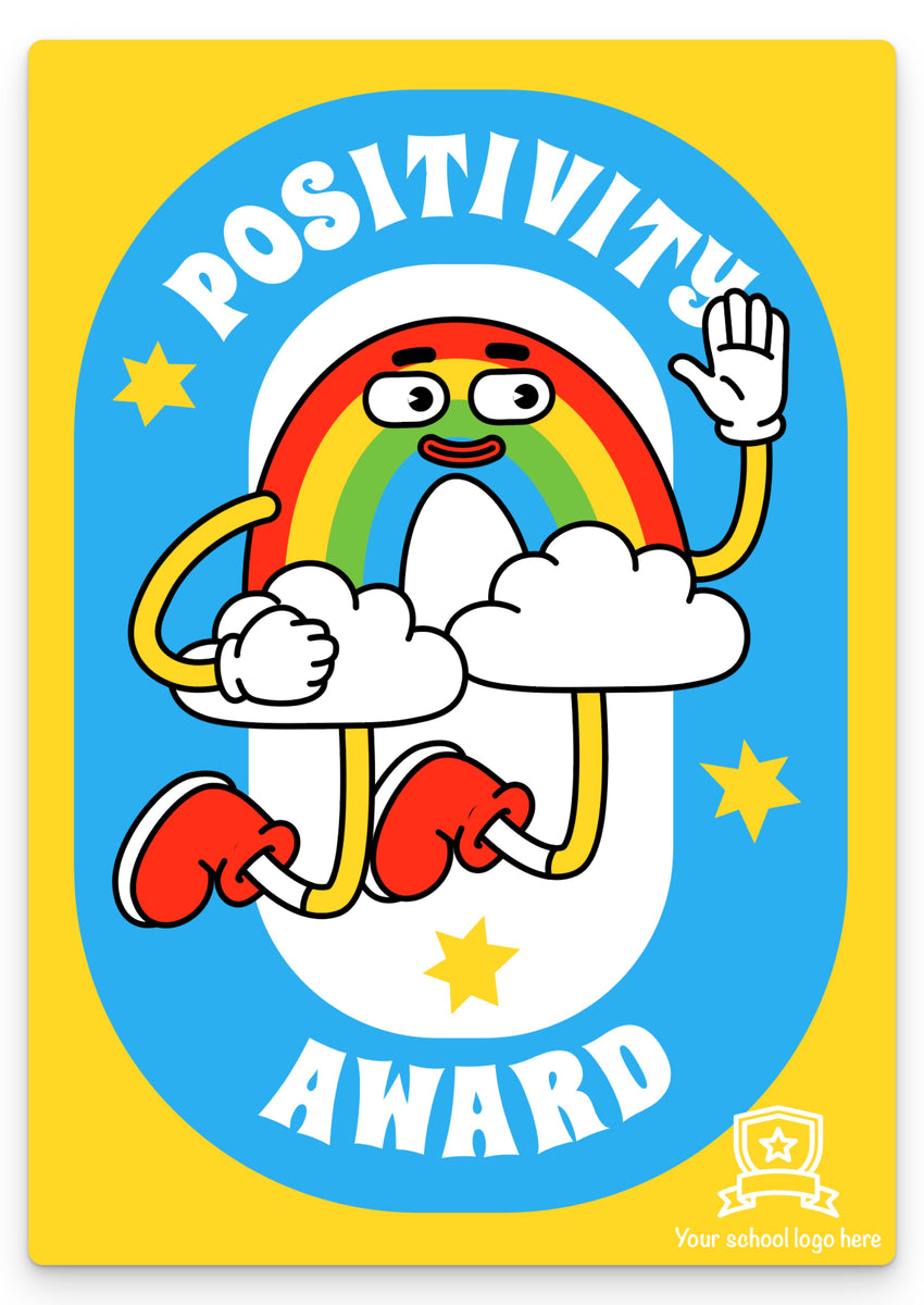 Positivity award postcard 1 – doodle education