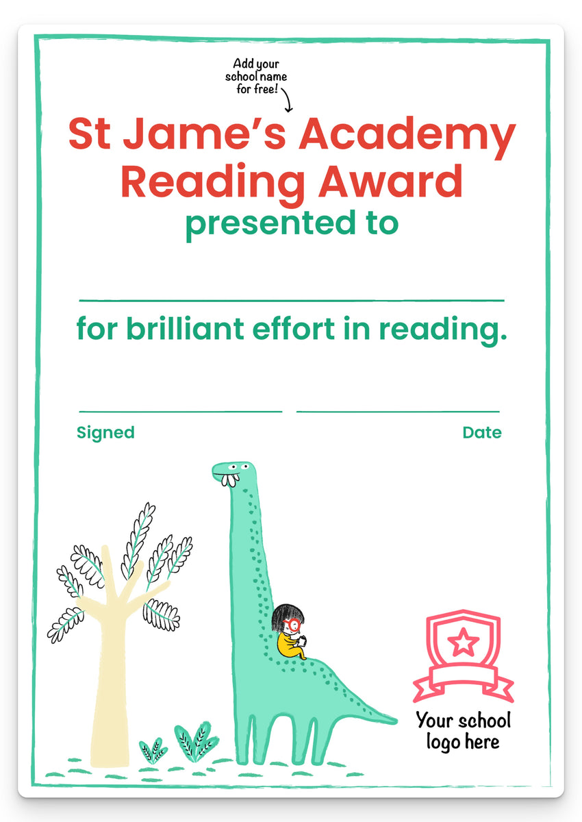 Reading Award Certificate – doodle education