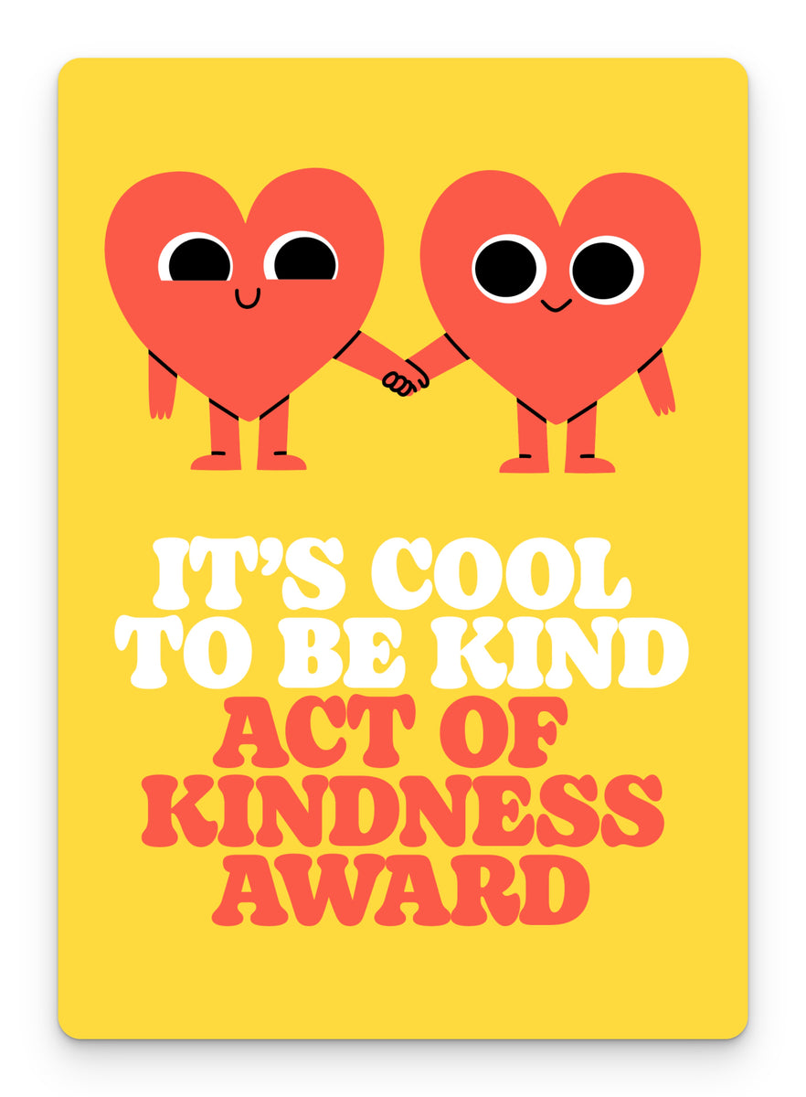 Act of kindness postcard – doodle education