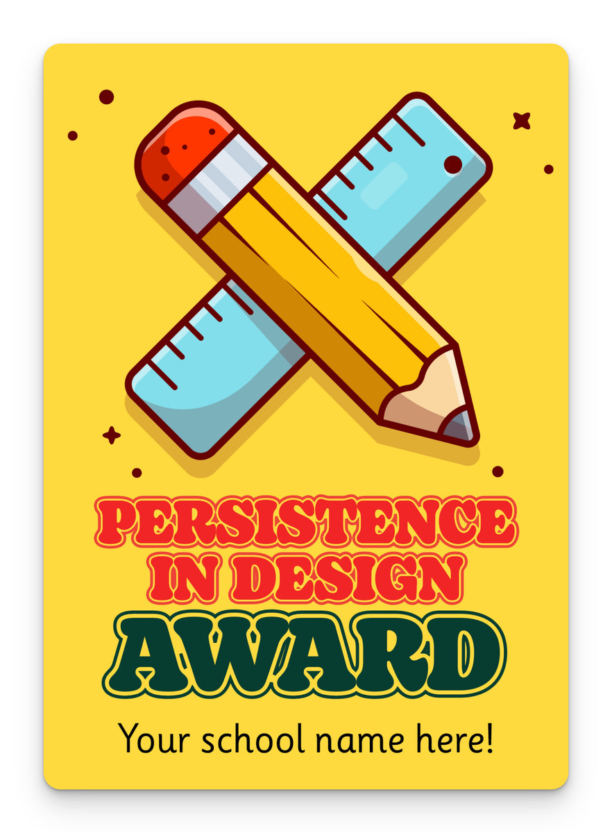 Persistence in design award postcard – doodle education