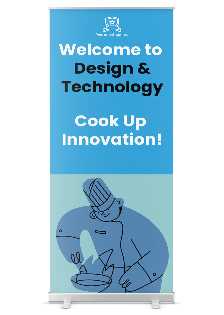 Chef banner – doodle education