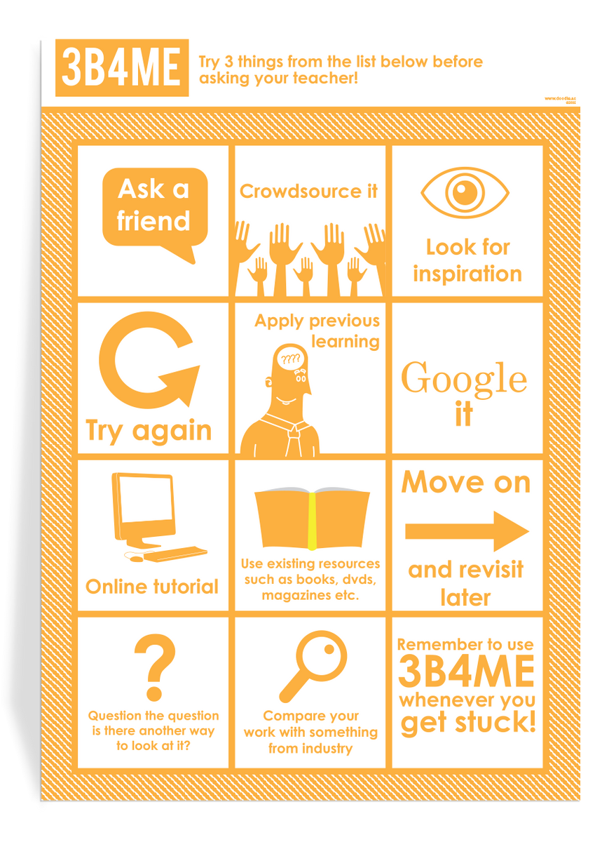 3b4me poster – doodle education