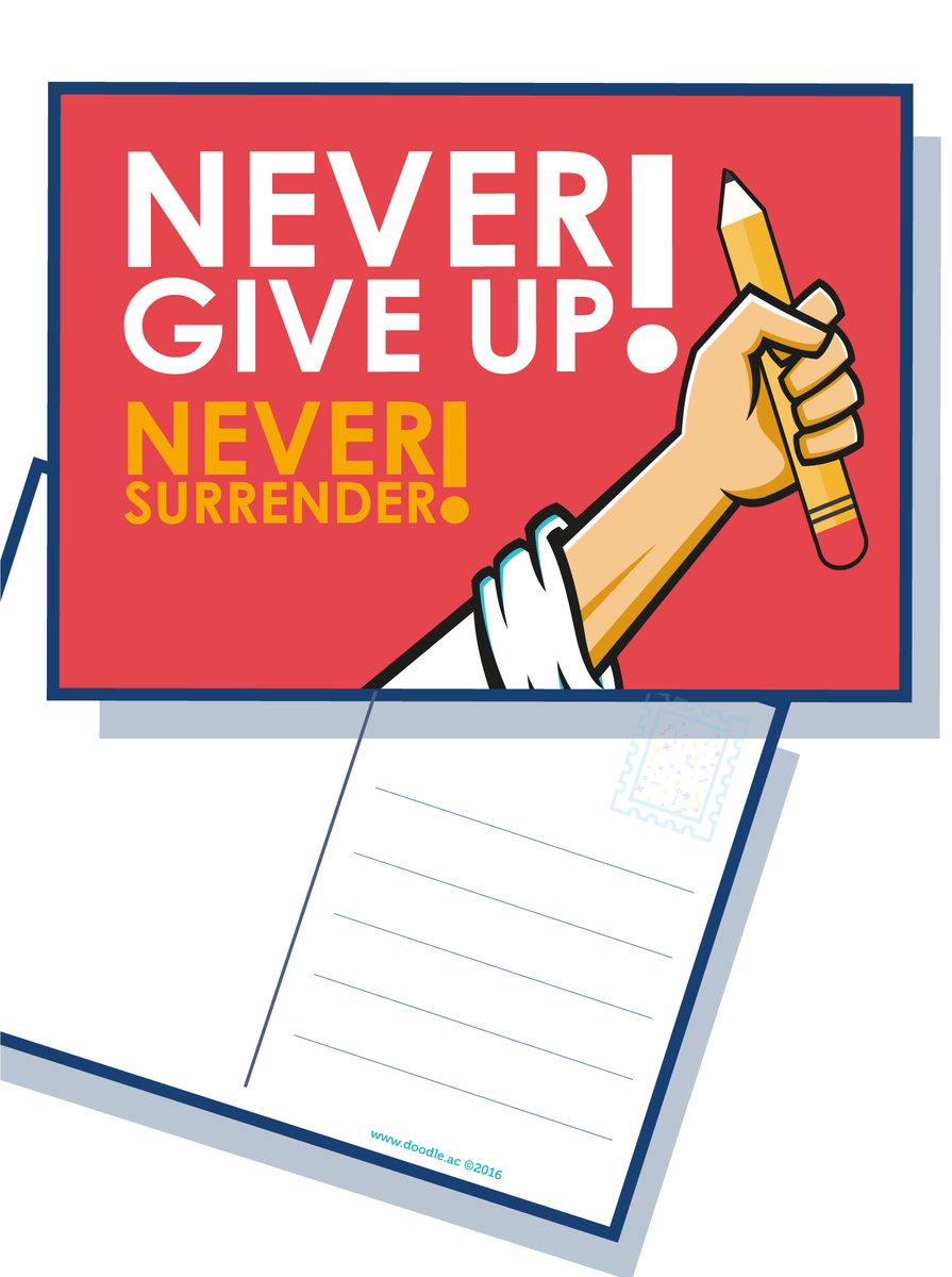 Never surrender – doodle education