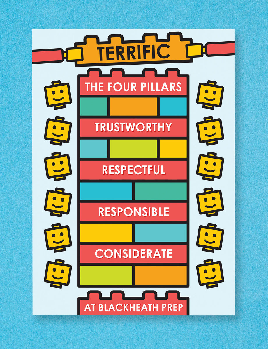 Our pillars poster – doodle education