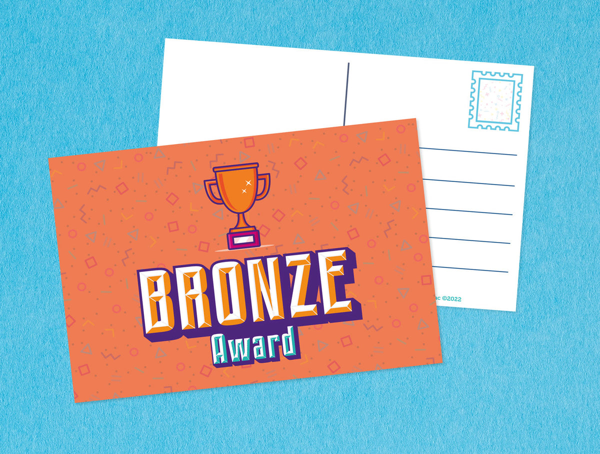Bronze award postcard – doodle education