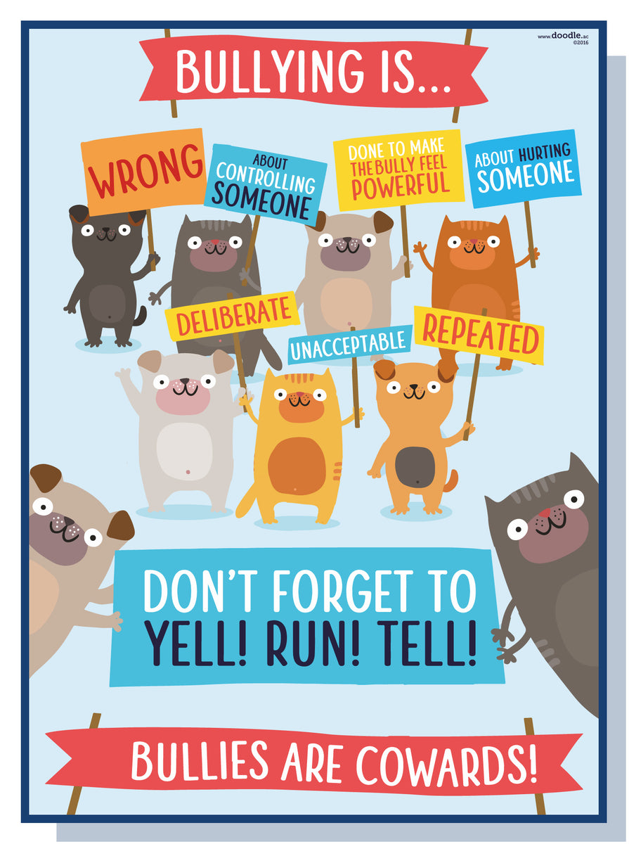 Bullying is... poster – doodle education