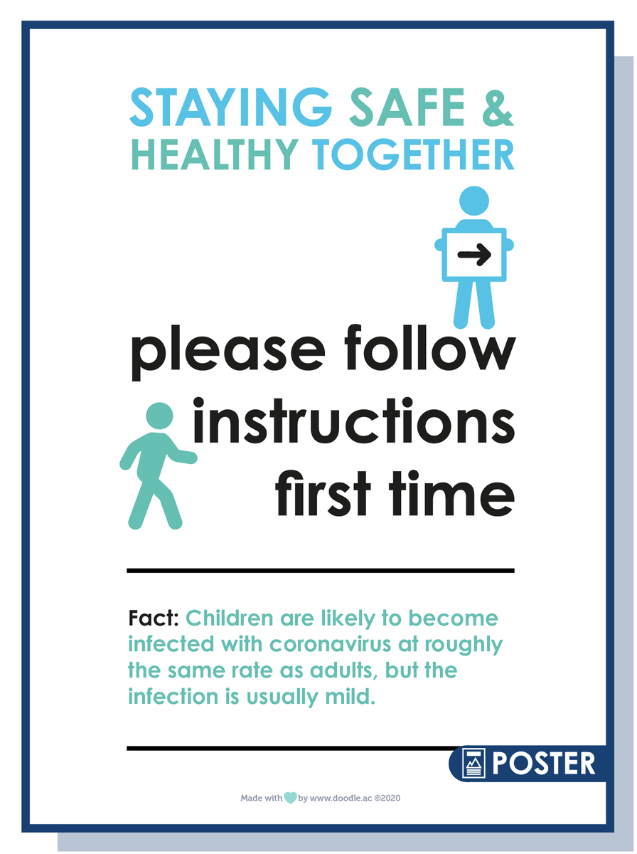 Follow instructions poster – doodle education