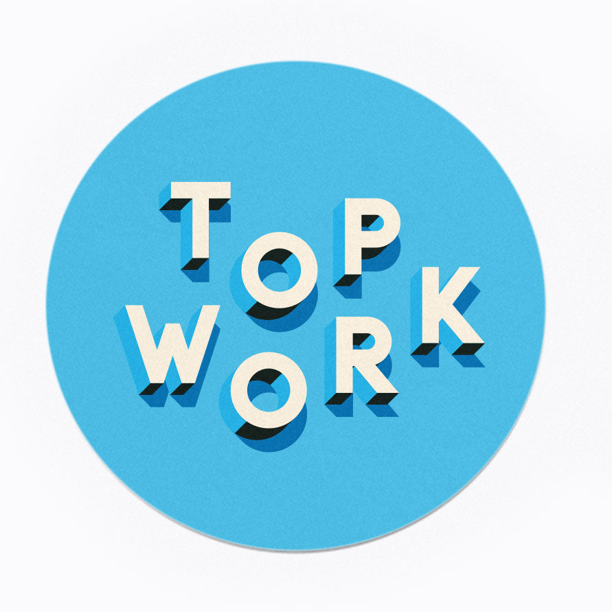 Top Work Stickers – doodle education